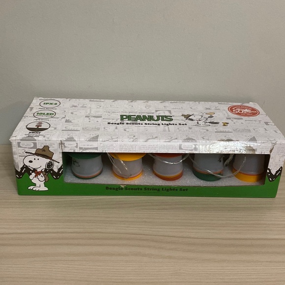 Peanuts | Other | Peanuts Beagle Scout Collection Snoopy String Lights ...